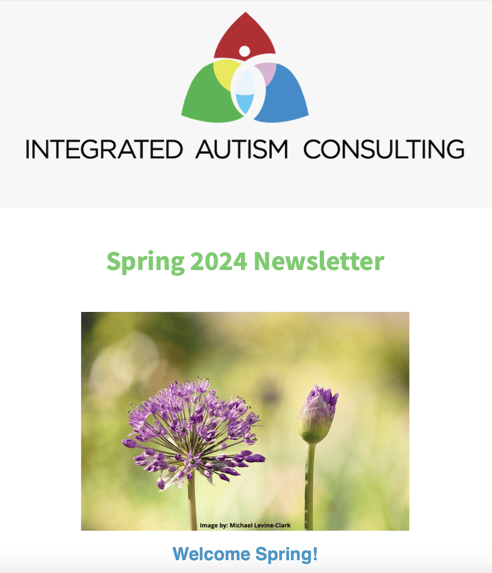 IAC Spring Newsletter 2024 - Integrated Autism Consulting